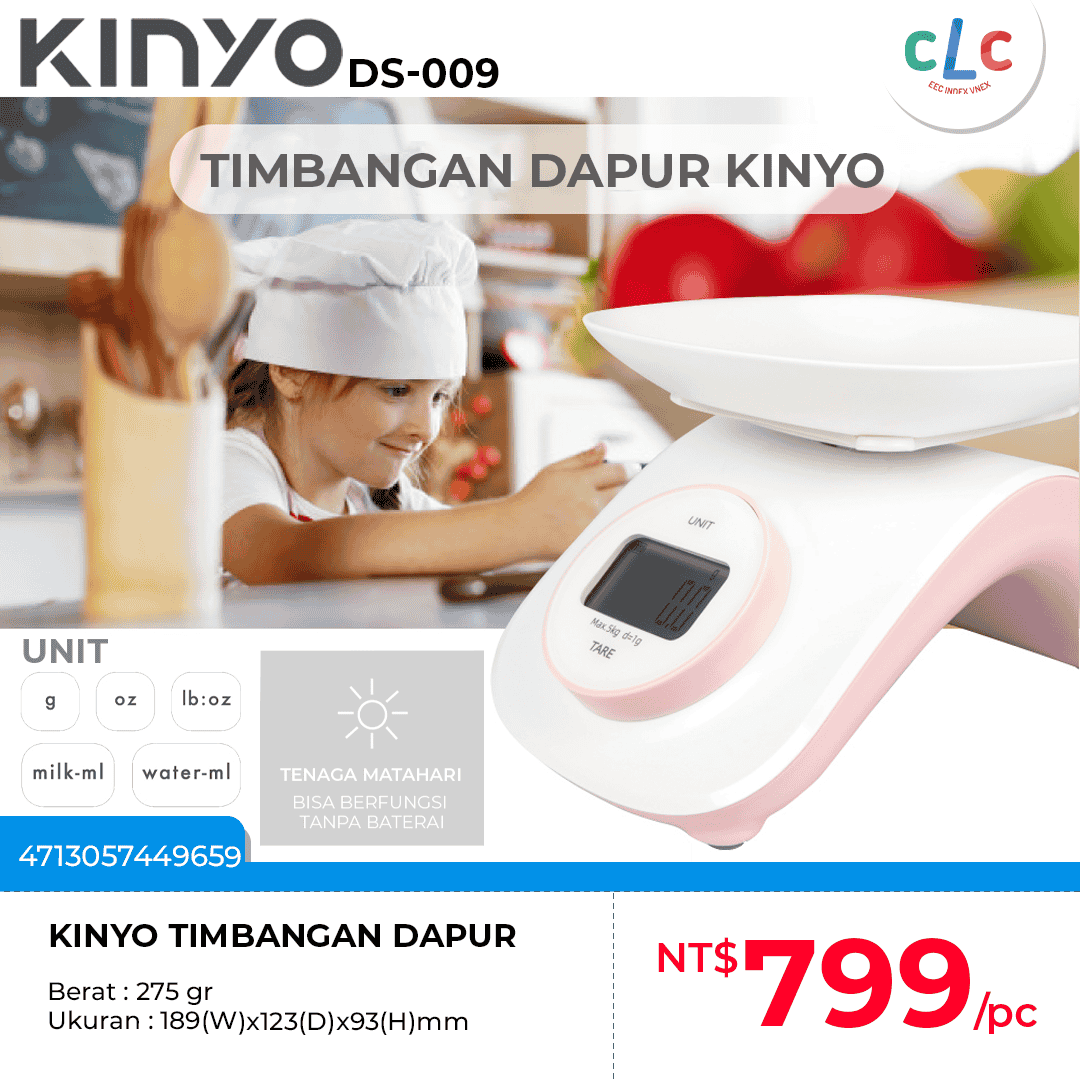 KINYO Timbangan Dapu|-INDEX | Indonesia Delivery Express-PRODUK