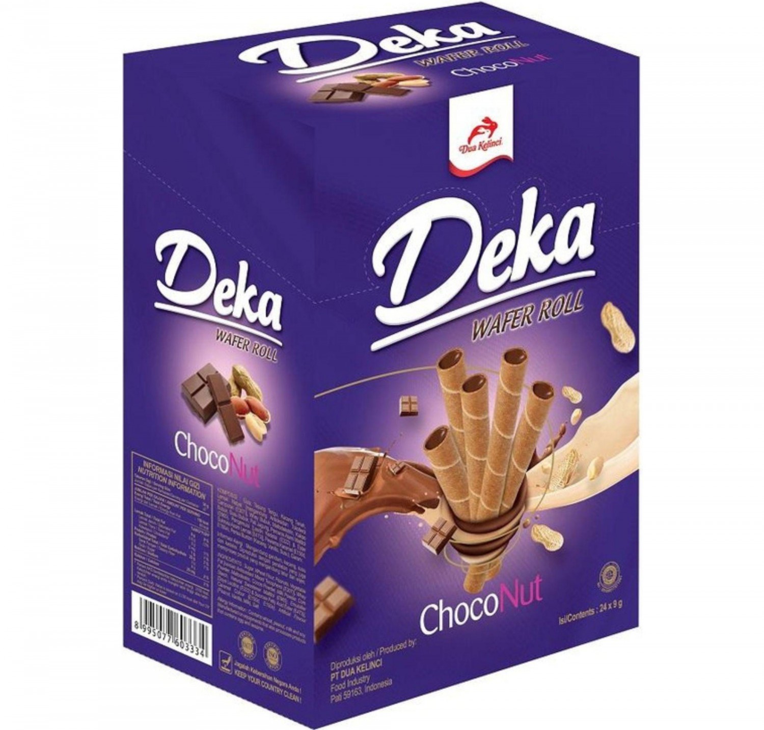 DEKA Wafer Roll Choc|-INDEX | Indonesia Delivery Express-PRODUK